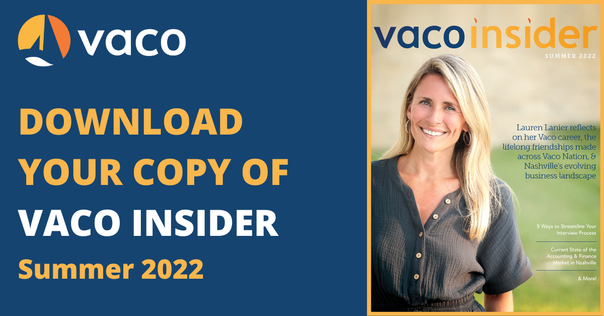 Vaco Insider: Summer 2022